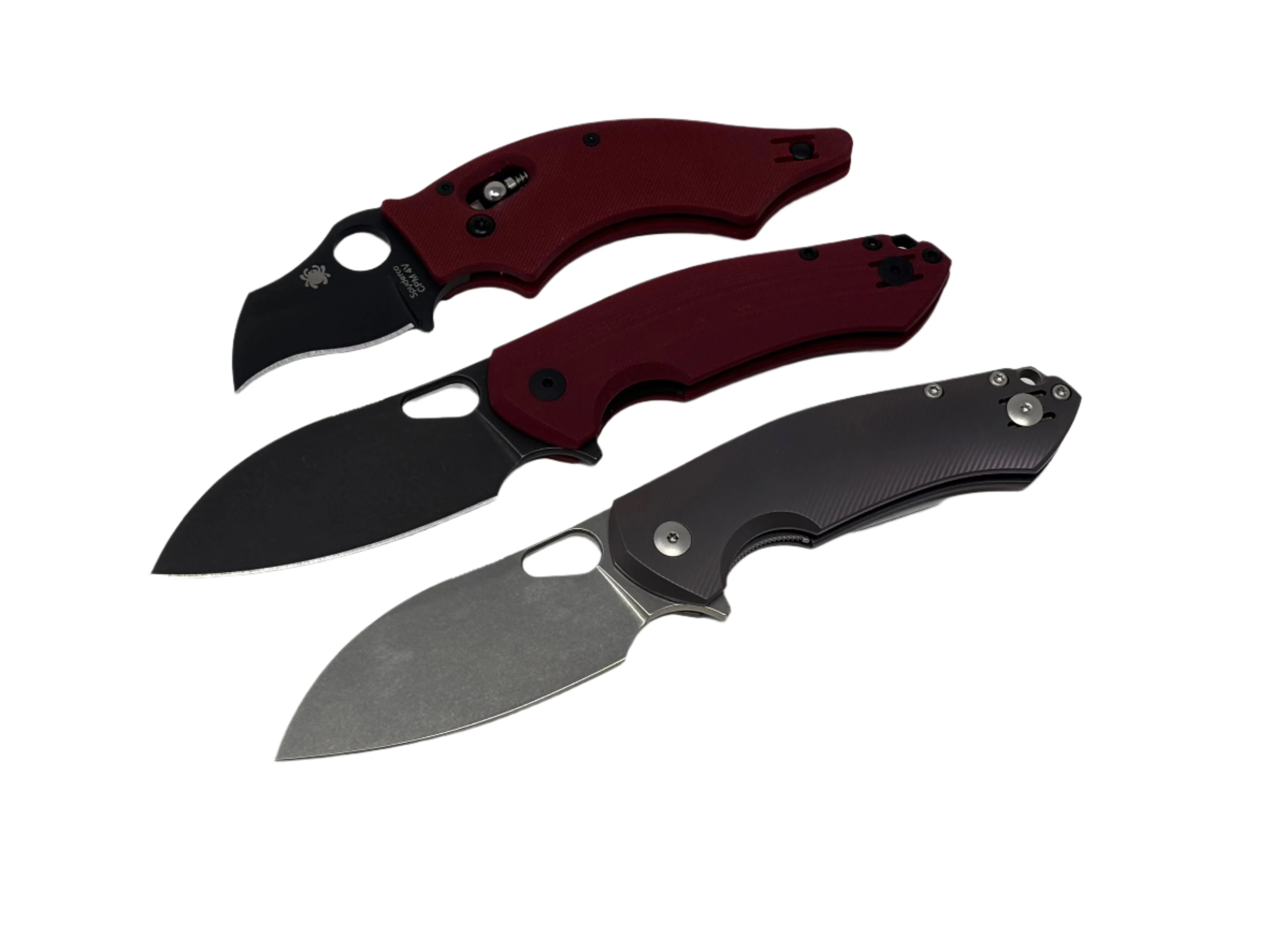 Spyderco Manix 2 LW - Red FRN - St. Nick's Knives Exclusive C101PRDBK2 ...