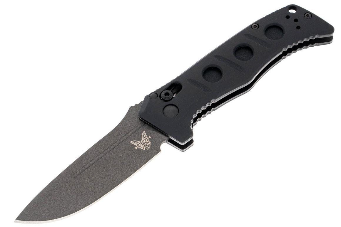 Benchmade Mini Auto Adamas - Black - 2730GY-1 | St. Nick’s Knives