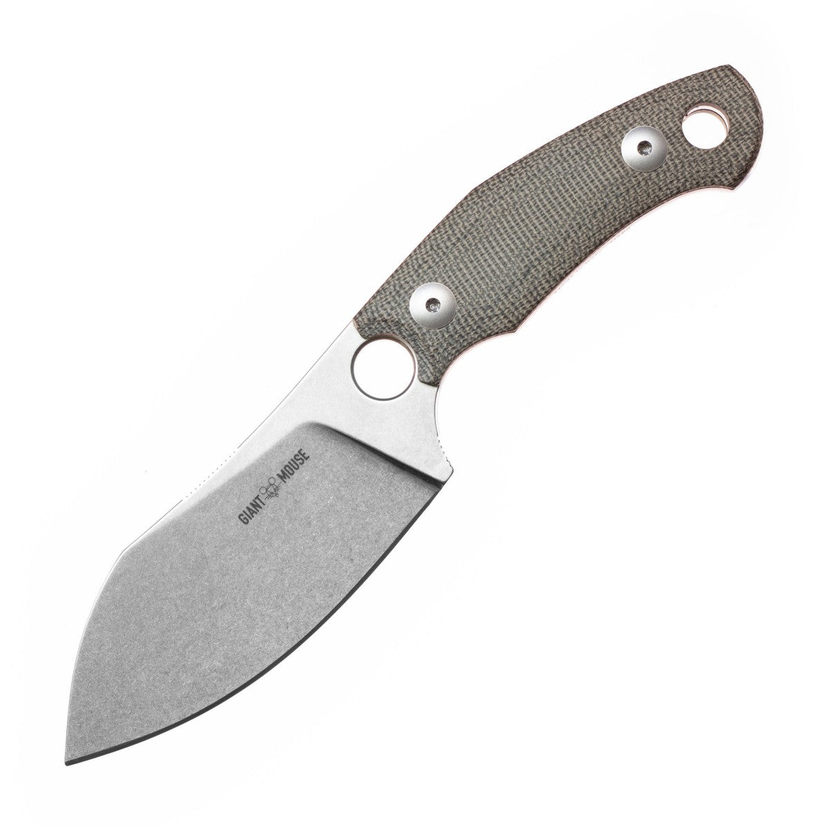 Giant Mouse Knives - GMF1-F - Fixed Blade -PVD Stonewashed - GMF1-F ...